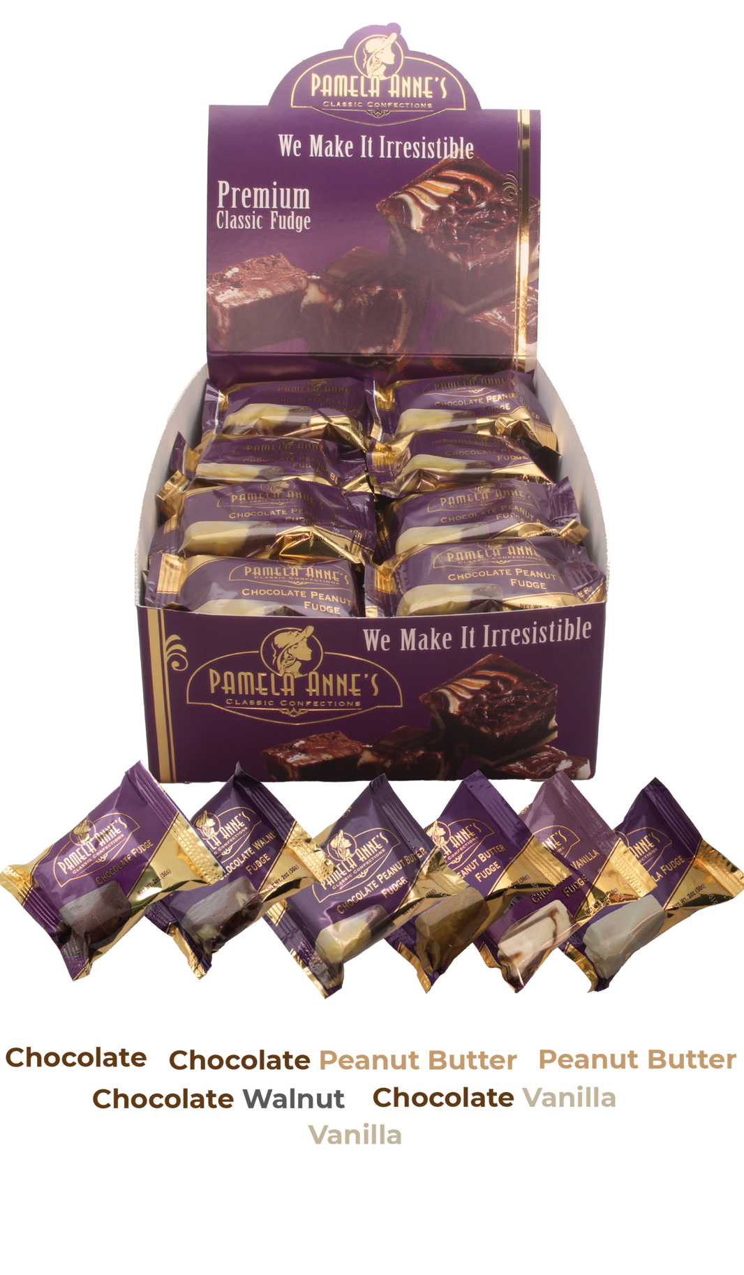 2oz Counter Display Fudge – Country Fresh Food & Confections